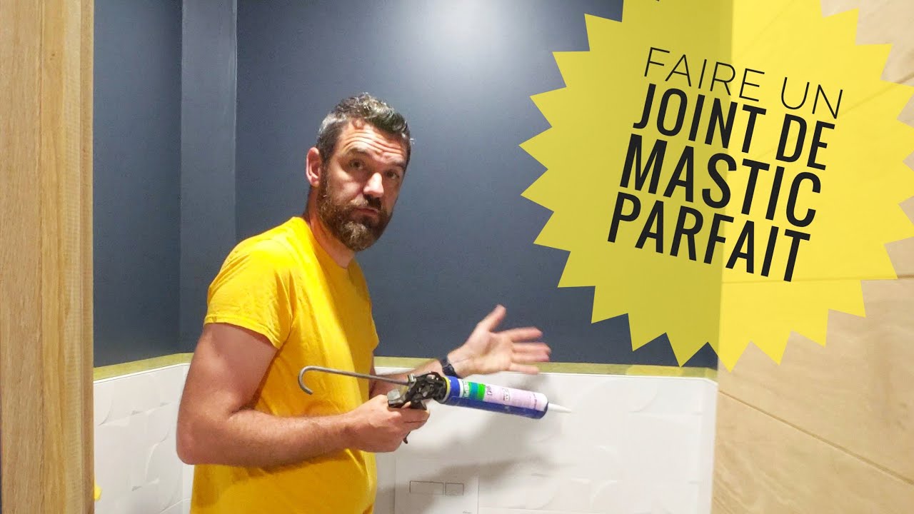 Comment faire un joint de mastic parfait - YouTube