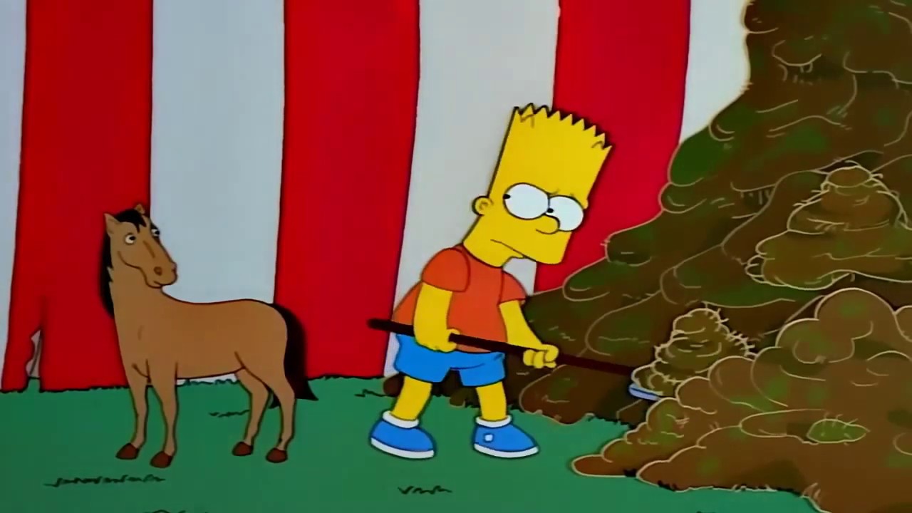 The Simpsons - The World's Smallest Horse - YouTube