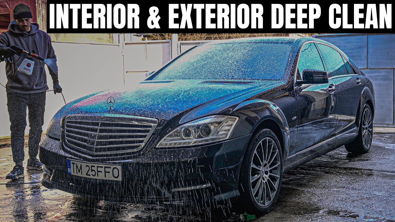 Mercedes S Class W221 Interior Deep Cleaning - Car Detailing - YouTube