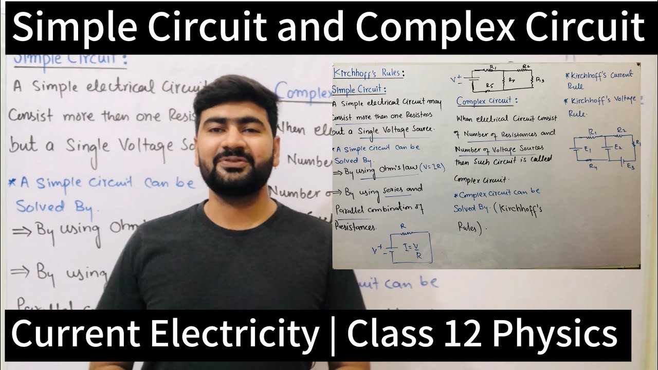 Simple Circuits And Complex Circuits | Types of Circuits | Current Electricity | Class 12 ...