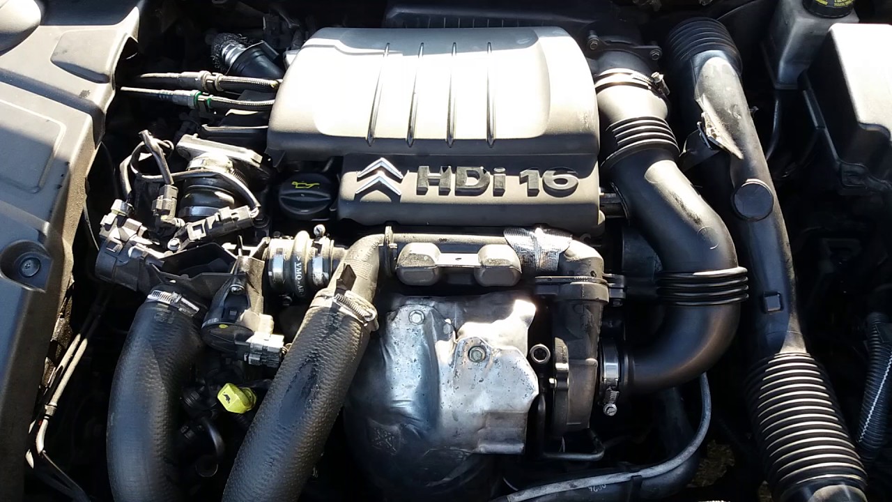 Motor citroen c5 - YouTube