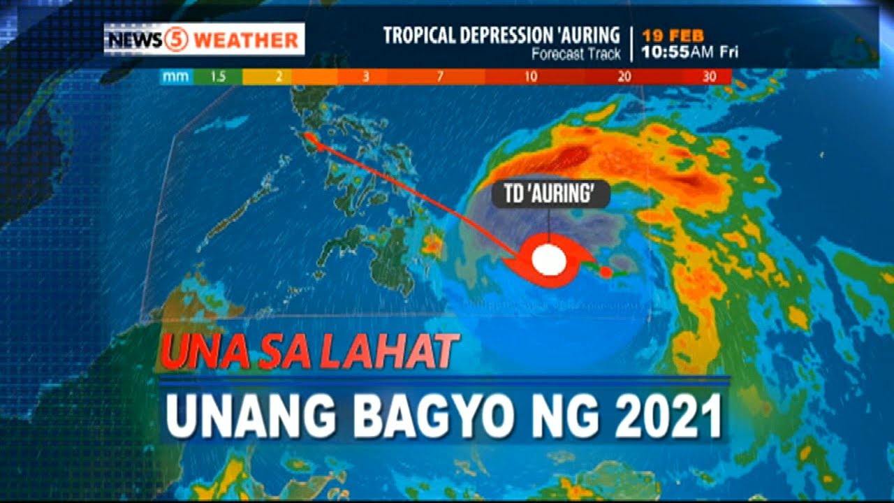 Bagyong Auring, nagbabadyang mag-landfall sa weekend - YouTube