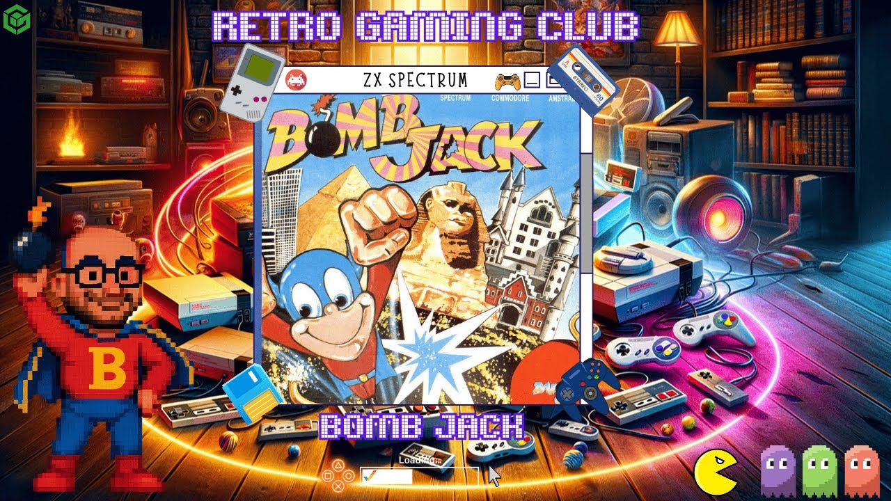Episode #049 - Bomb Jack - ZX Spectrum Review - YouTube