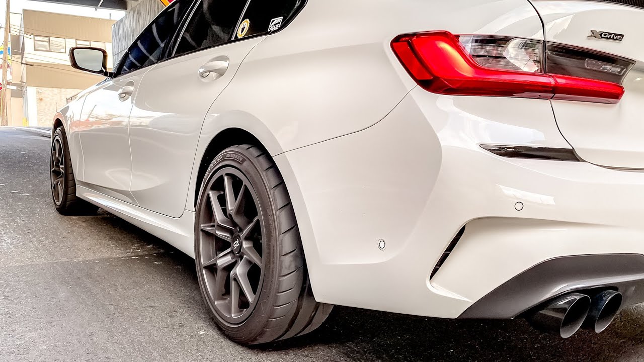 #AWEtuning (track edition) exhaust install (2020 Bmw M340) PART 1 ...