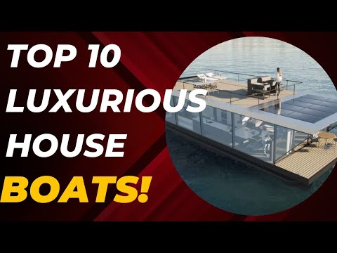 Top 10 Most Luxurious Houseboats in the World - YouTube