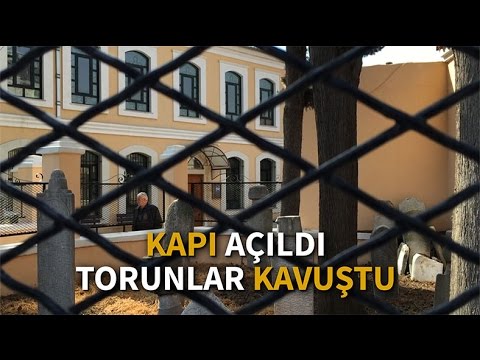 Kapı açıldı, torunlar kavuştu