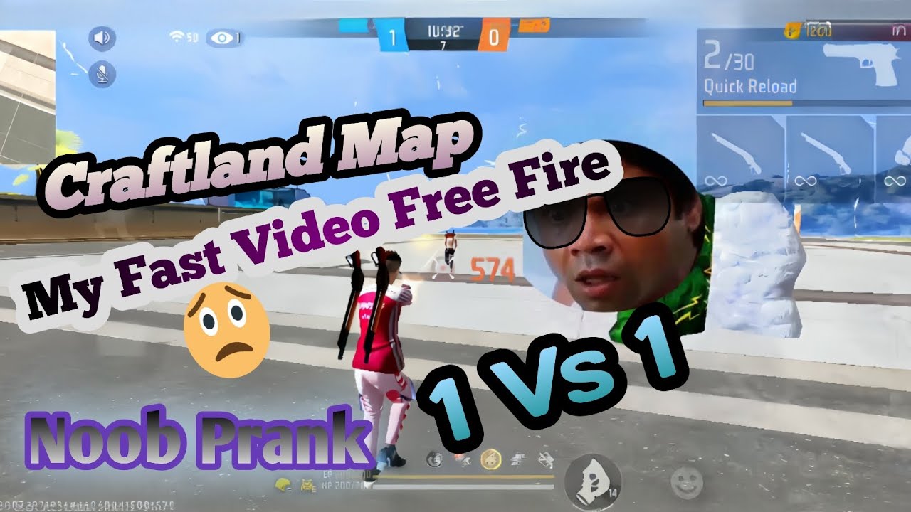 How to Make 1v1 Craftland map for beginners in Freefire | 1Vs1 ...