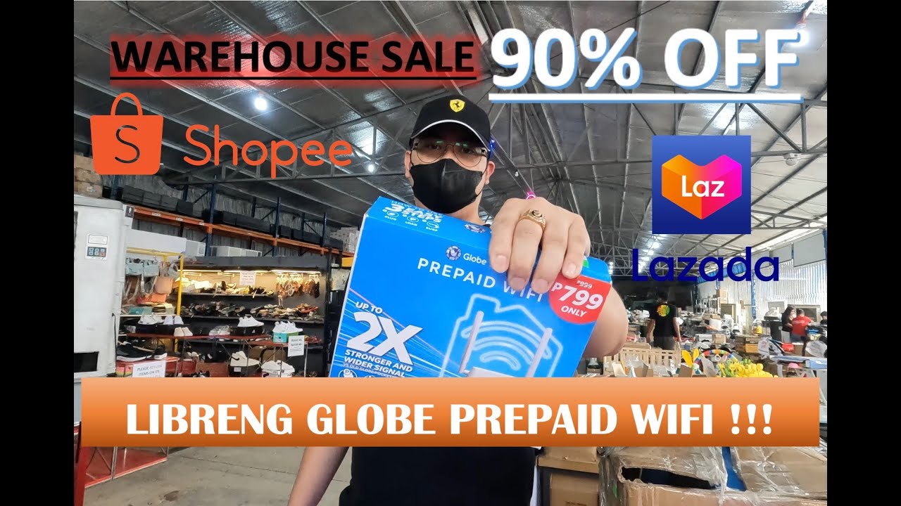 SULIT BA? SHOPEE LAZADA WAREHOUSE (ROAD TO 300 SUBS) #globewifi #gcash ...