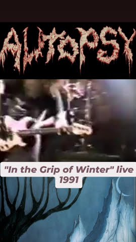 Autopsy live 1991 "In the Grip of Winter" Happy Winter Solstice 2024 ...
