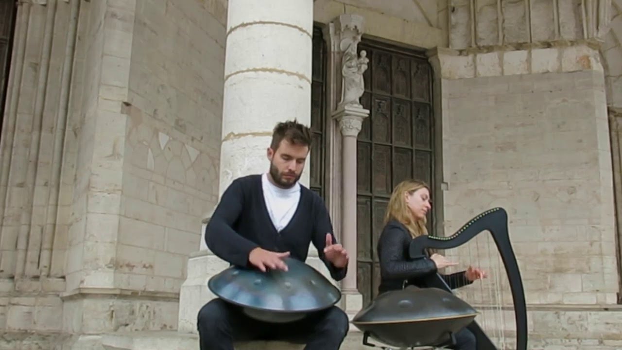 Il poeta, Harp & Hang duo - YouTube