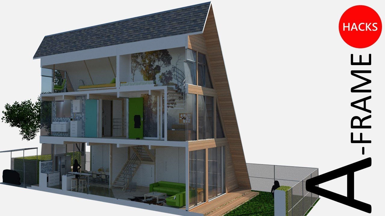 Three storied A-Frame - YouTube
