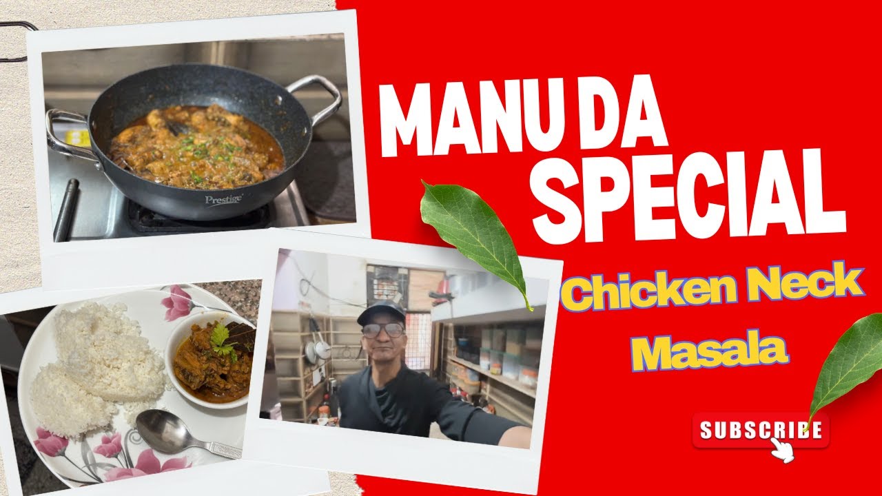 Manu Da Special Chicken Neck Masala | Spicy Ghar Jaisa Swad | Full Swad ...
