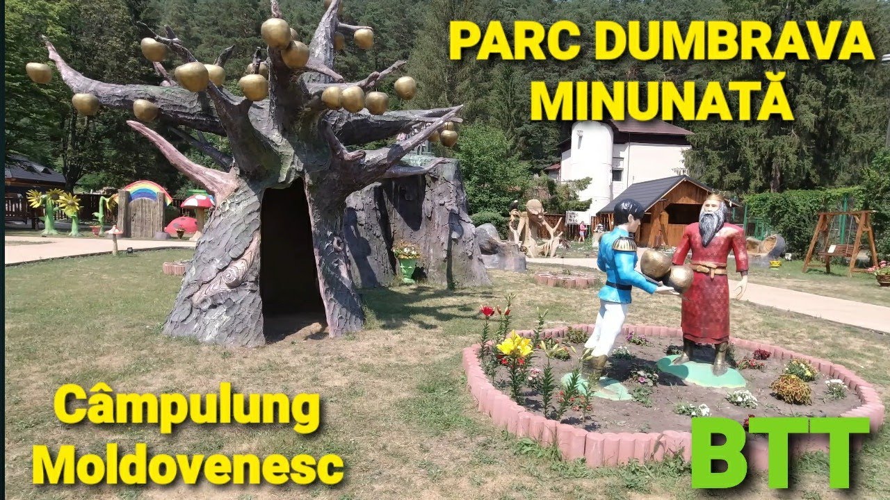 Parc tematic Dumbrava Minunată Câmpulung Moldovenesc BTT [4K] - YouTube