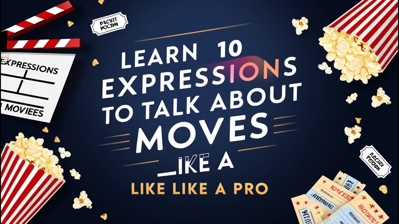 "Learn 10 Expressions to Talk About Movies Like a Pro" // English ...