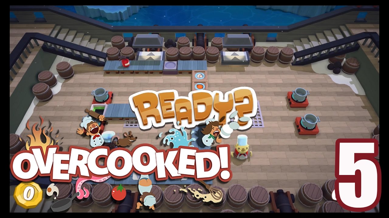Overcooked! - FIRE! S*IT'S ABLAZE! - Episode 5 - YouTube