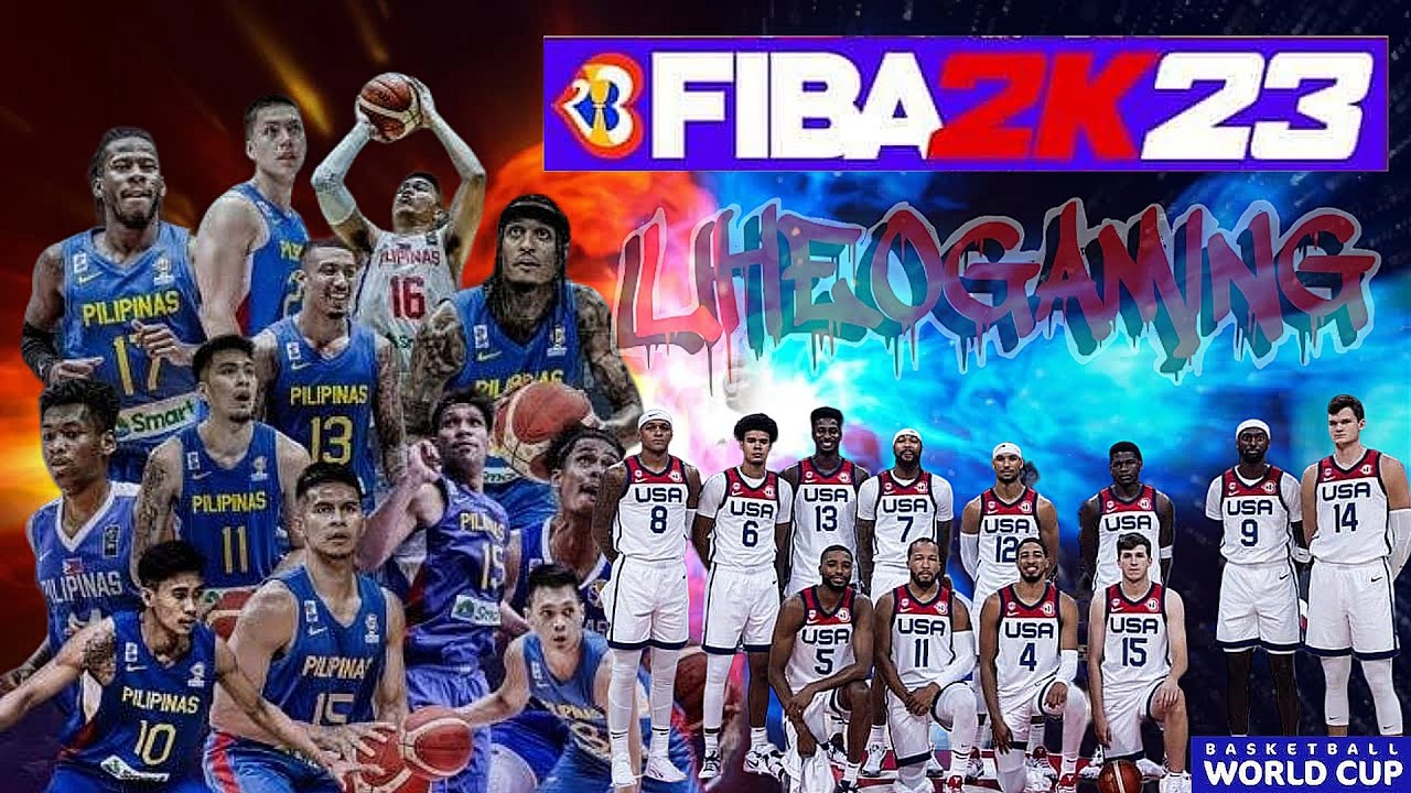 FIBA WORLD CUP 2023 (team USA and GILAS PILIPINAS) line up for v97 ...