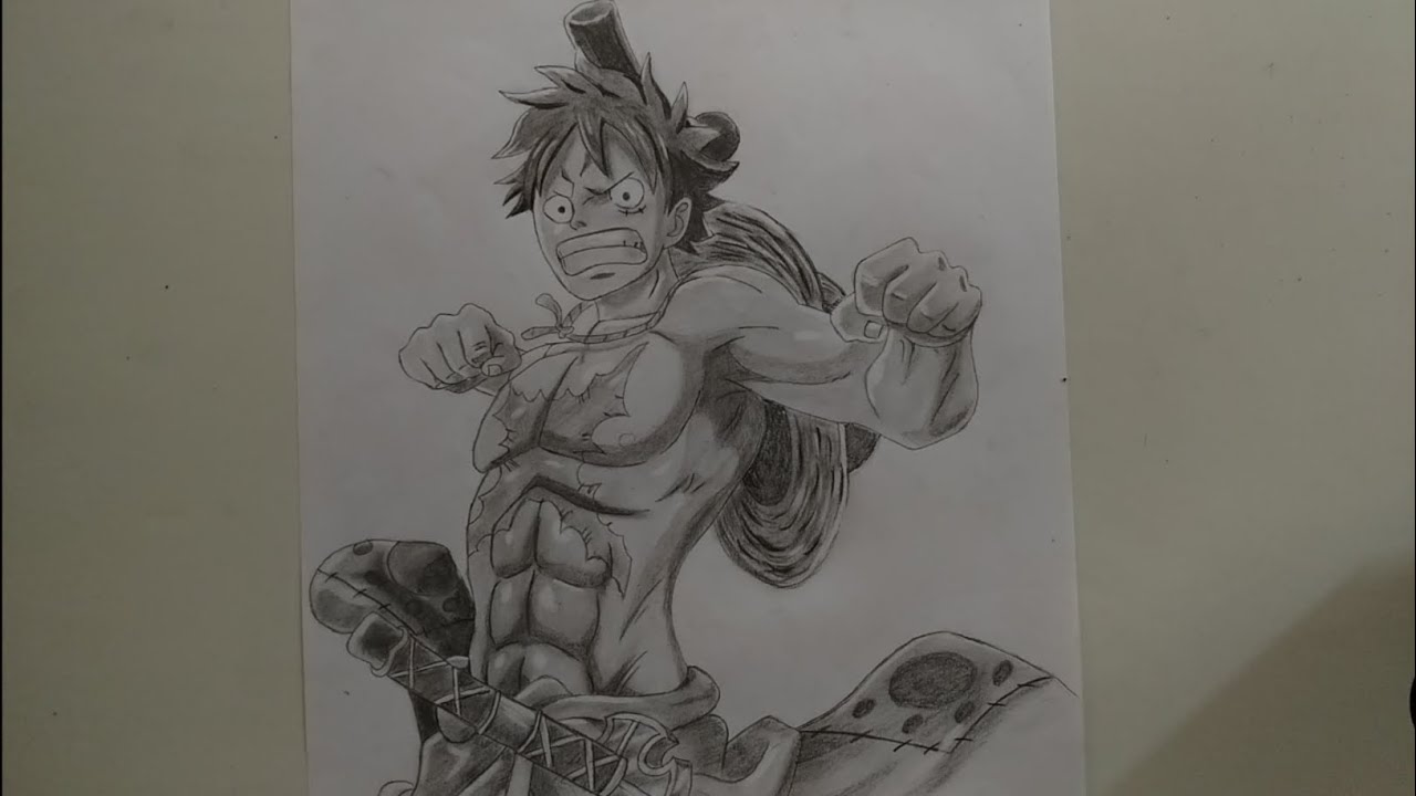 How Tow Draw Luffy | How To Draw Monkey D. Luffy | Luffy Drawing Full ...