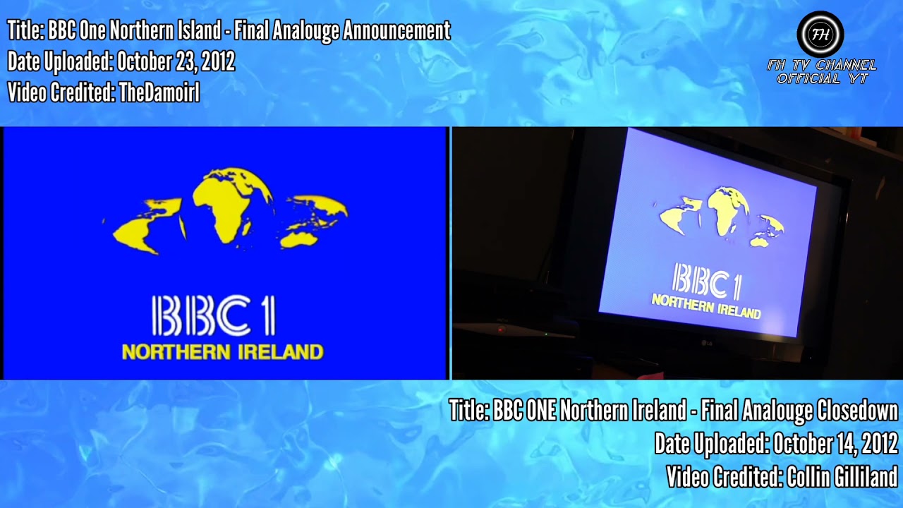 BBC One Northern Ireland Analog To Digital Closedown [09-12-2012] with ...