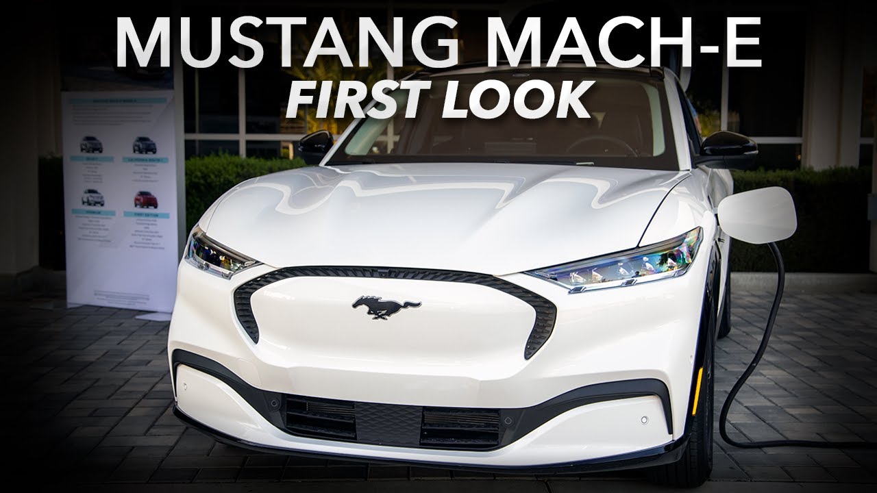 The All-New Ford Mustang Mach-E | 100% Electric SUV - Walk-around ...