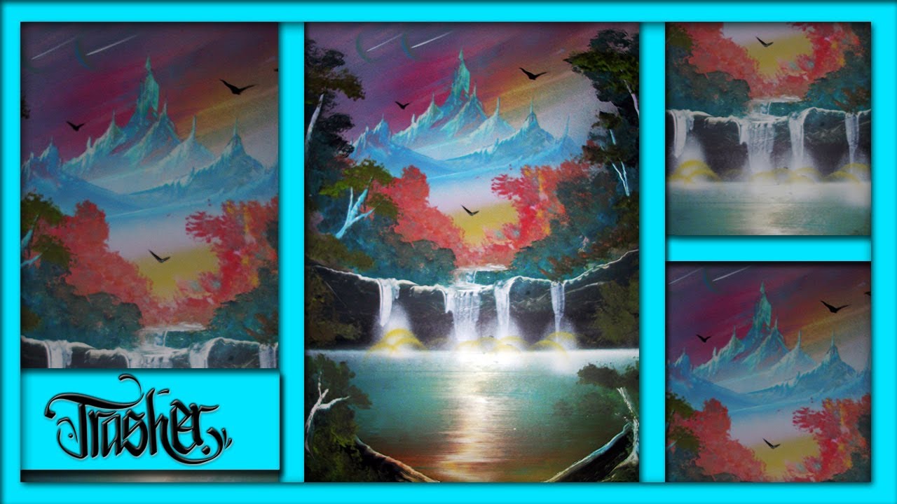 Spray Paint Art - Spring Landscape by: TRASHER - YouTube