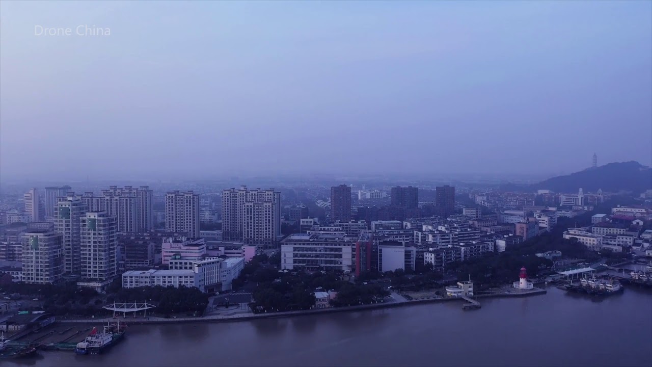 Zhenhai District Ningbo Aerial Video - Drone China - YouTube