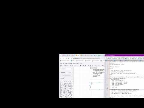 CIS125 Module 3 Assignment One - Flowchart from Pseudocode - YouTube