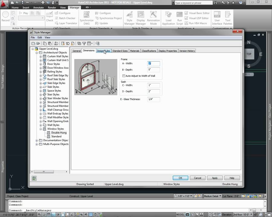 AutoCAD Architecture Styles - YouTube