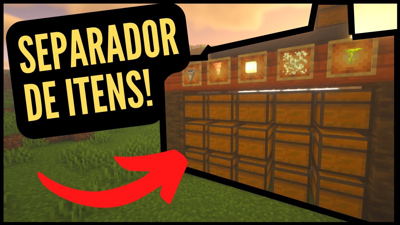 Como Fazer SEPARADOR de ITENS no Minecraft 1.19.3 e 1.20 Tutorial (JAVA e BEDROCK) - YouTube