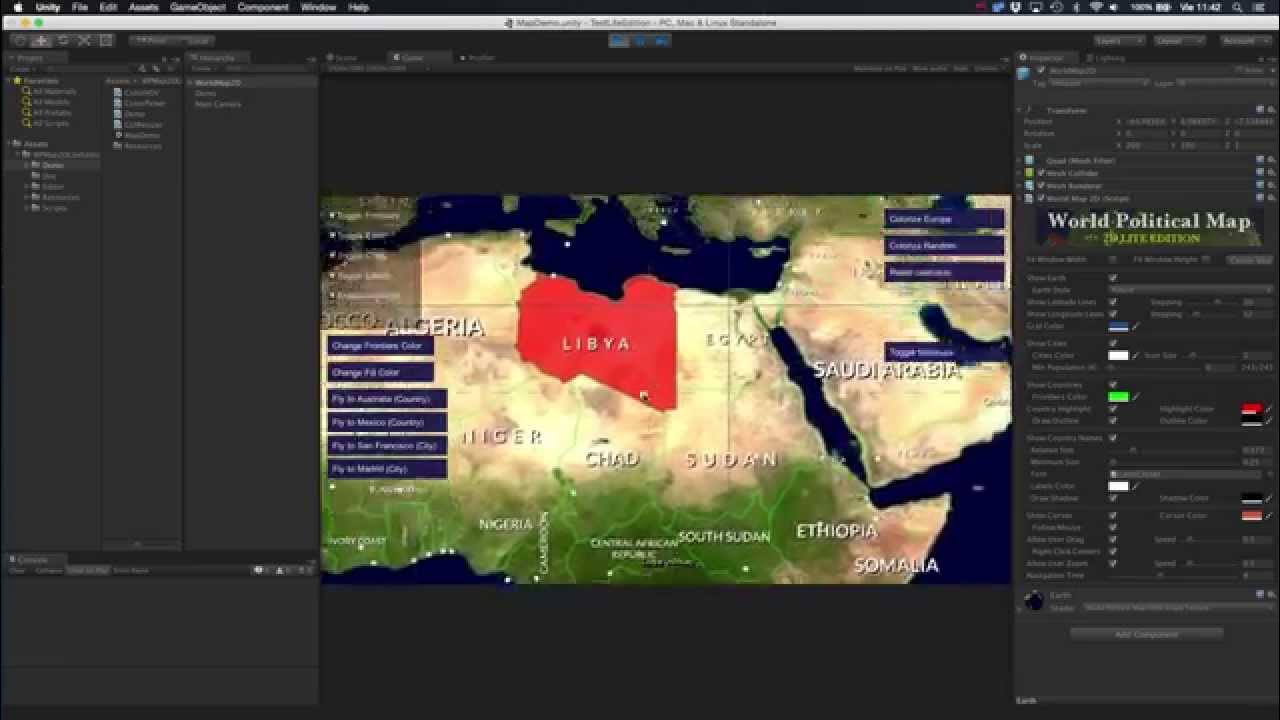 World Political Map - 2D Lite Edition Demo - YouTube