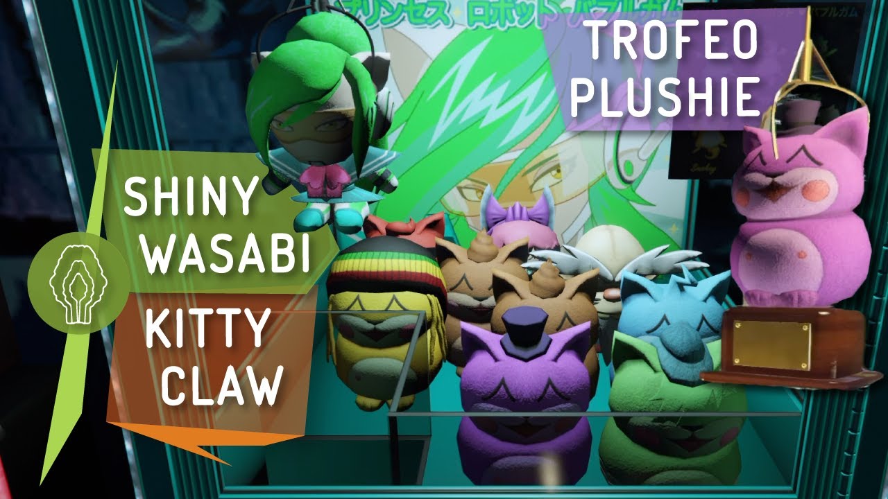 Shiny Wasabi Kitty Claw plushie (Trofeo peluche) | GTA Online - YouTube