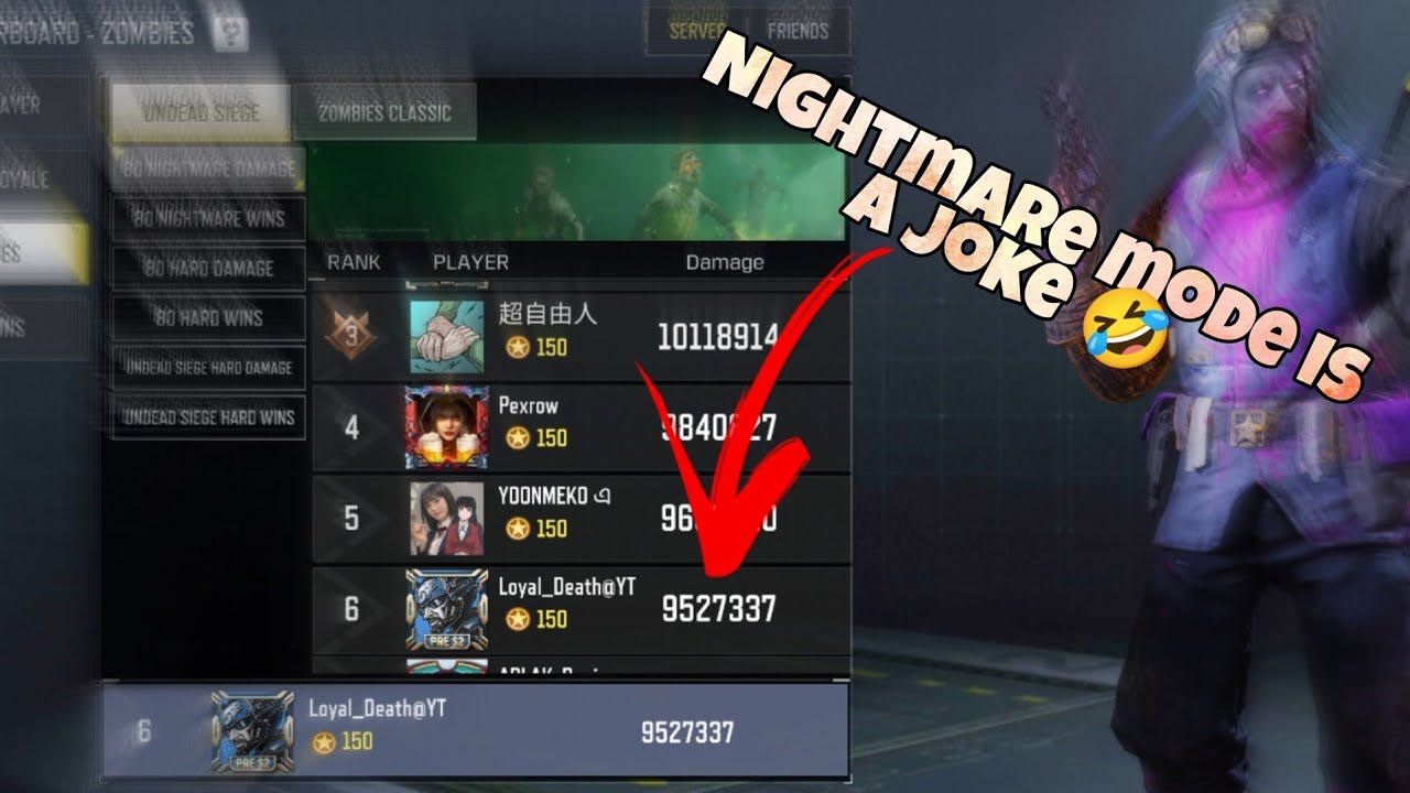 Fooling Around In Undead Siege Nightmare Mode - Call Of Duty Mobile ...