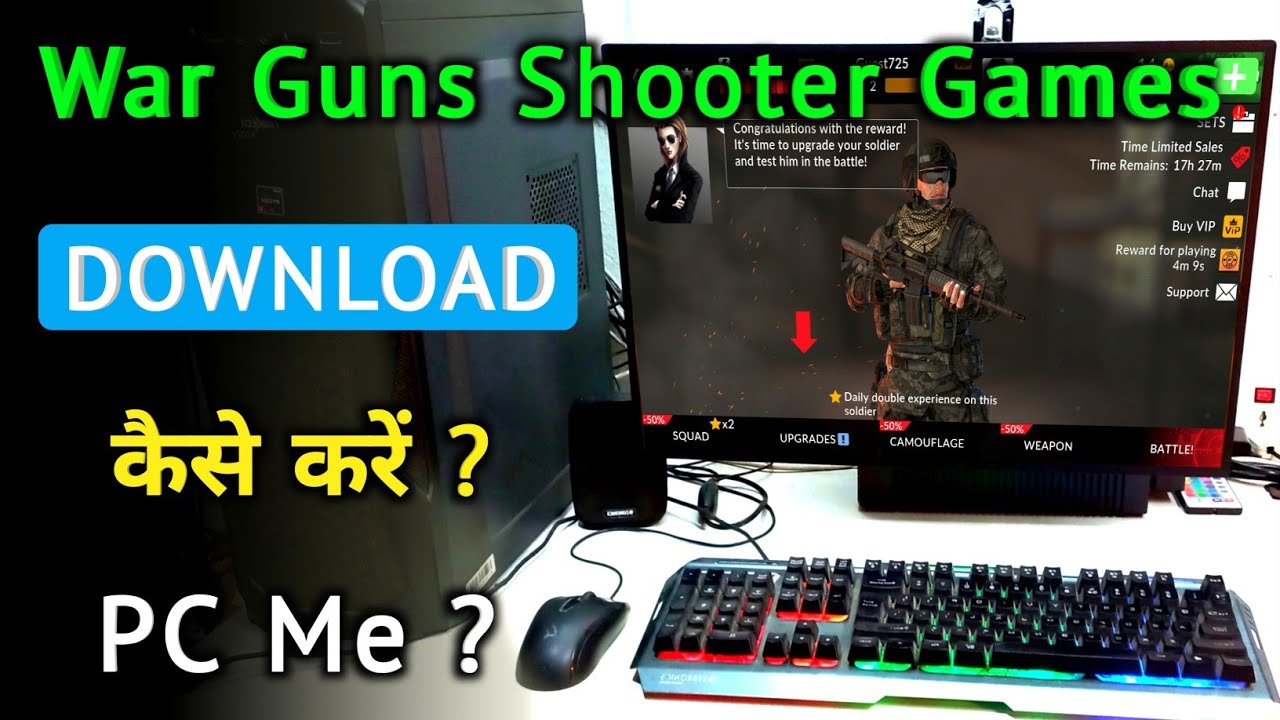 How to Download War Guns Shooter Games on PC | game download PC me ...