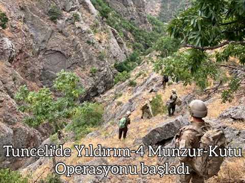 Tunceli'de Yıldırım-4 Munzur-Kutu Operasyonu başladı