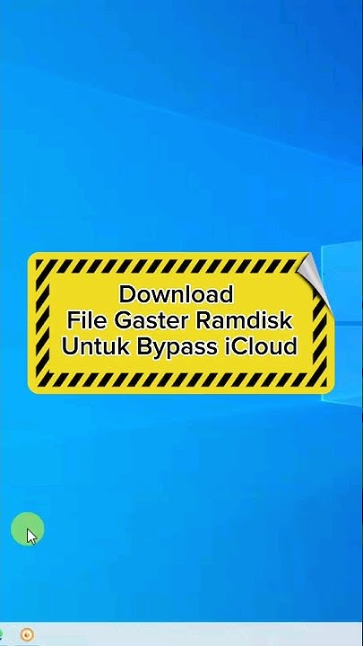 Cara Download File Gaster Ramdisk Untuk Bypass iCloud via Unlocktool - YouTube