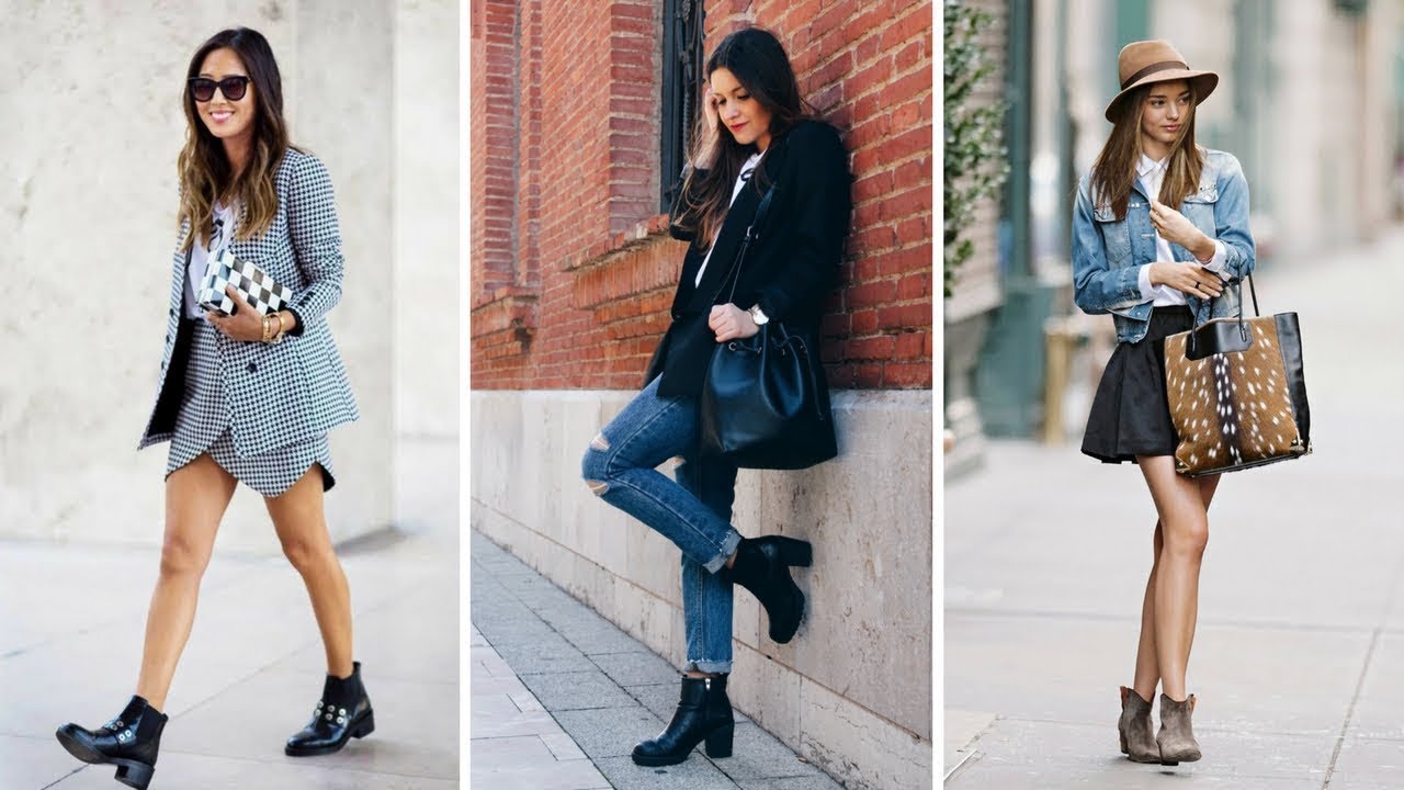 15 OUTFITS CON BOTINES PARA VERTE MÁS ALTA QUE TUS COMPAÑERAS 2019 ...