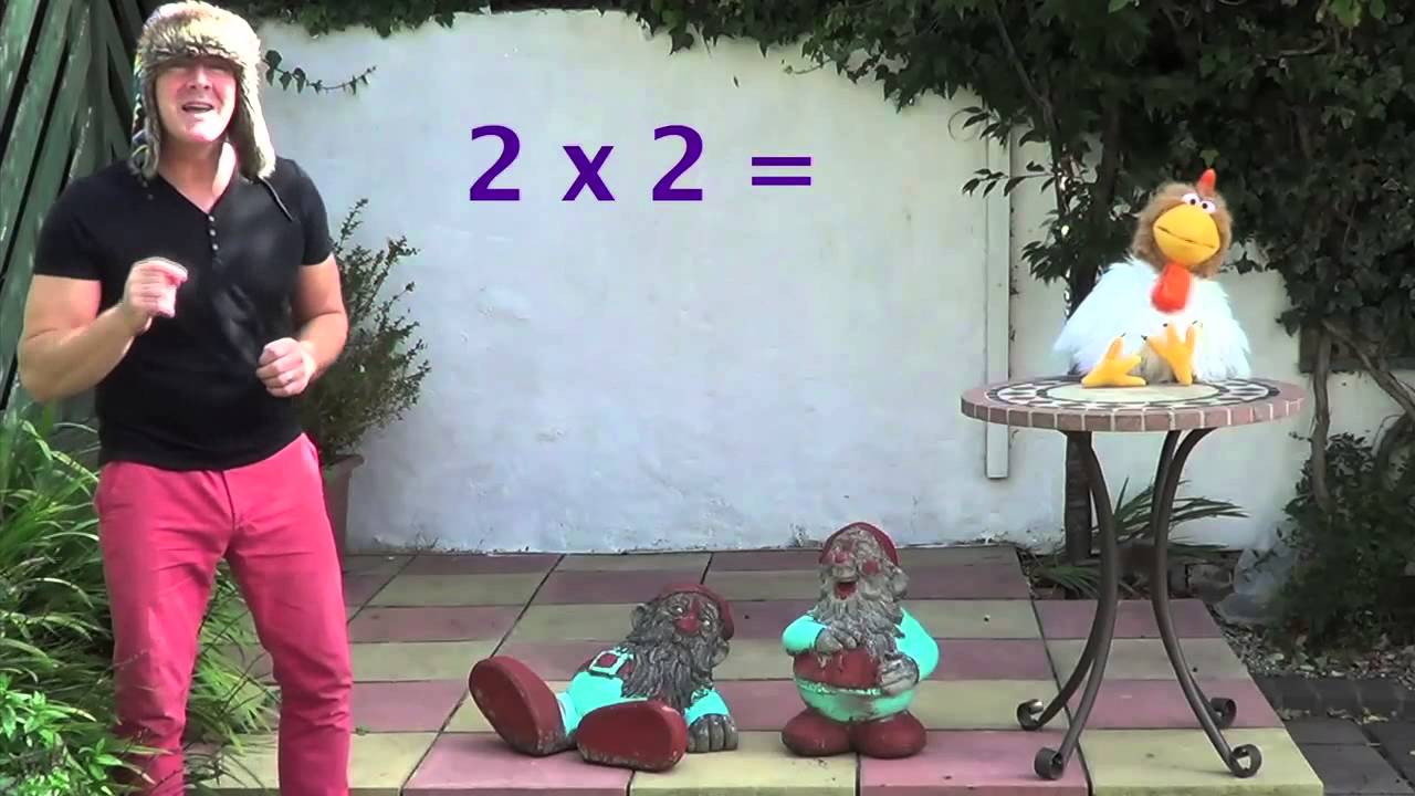 2 x table - Lesson 2 - The Two Times Table - multiplication song simply ...
