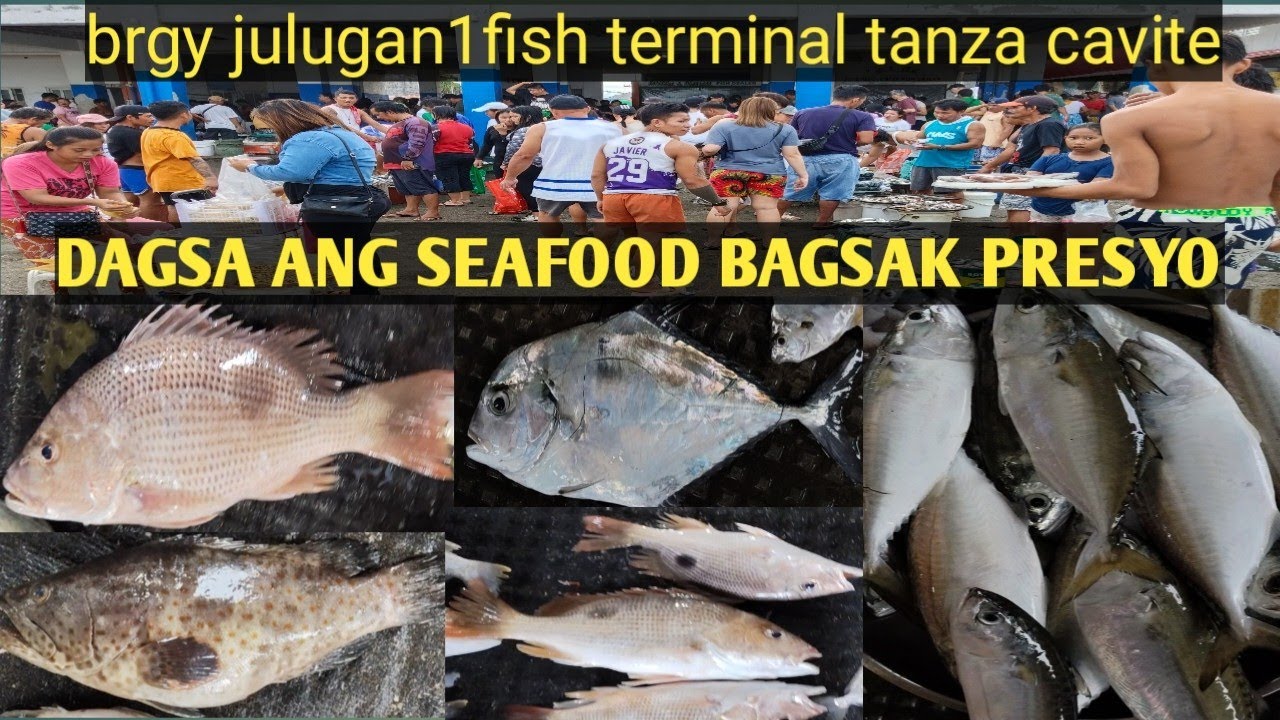 GRABE DAGSA ANG SEAFOOD BAGSAK PRESYO SA BULUNGAN FISH TERMINAL TANZA ...