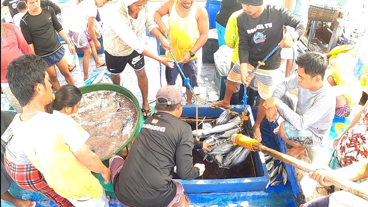 Pag Diskarga sa mga Huli | West Philippine Sea | @angkoltv13 - YouTube