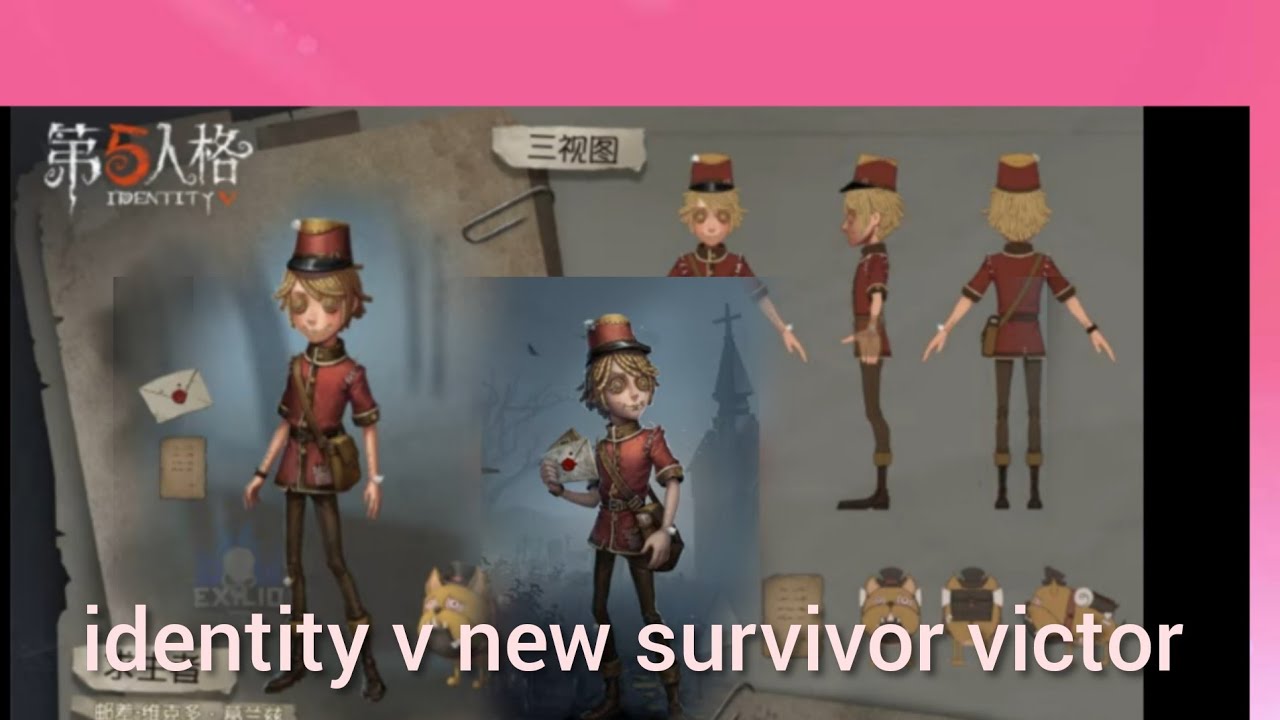 identity v new survivor victor análise e biografia - YouTube