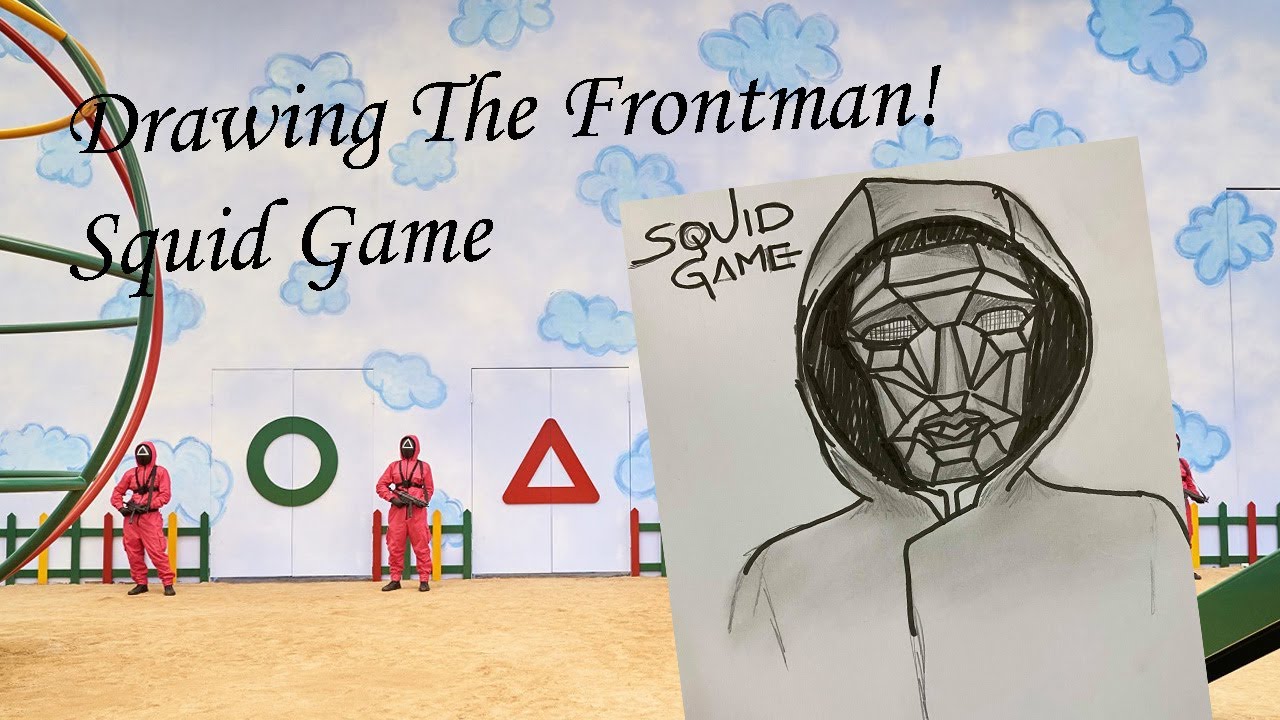 Drawing the Frontman! (Squid Game) - YouTube