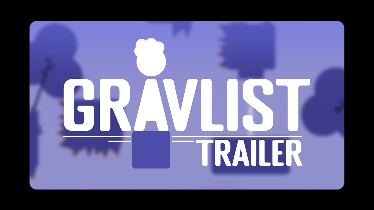 GRAVLIST Launch Trailer - Gravitational 2D Platformer - YouTube