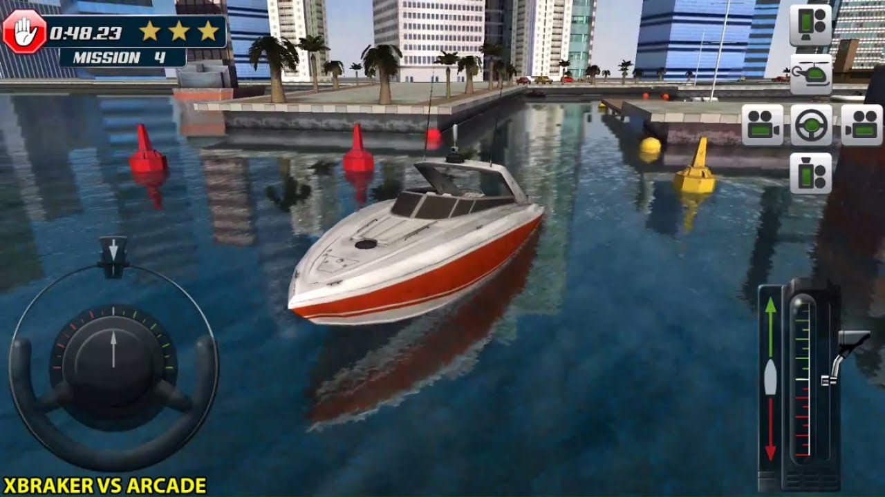 3D Boat Parking Simulator Game Android Gameplay #1 - YouTube