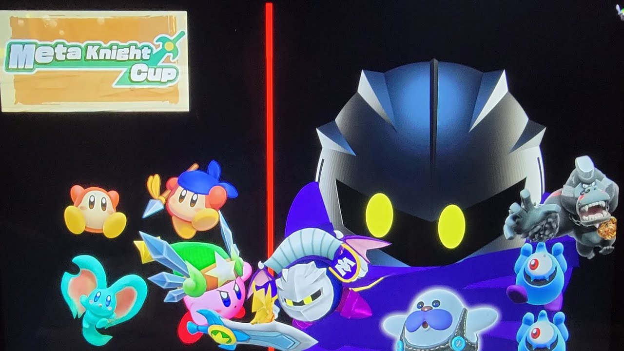 Kirby and the forrgotan land Meta Knight Cup - YouTube