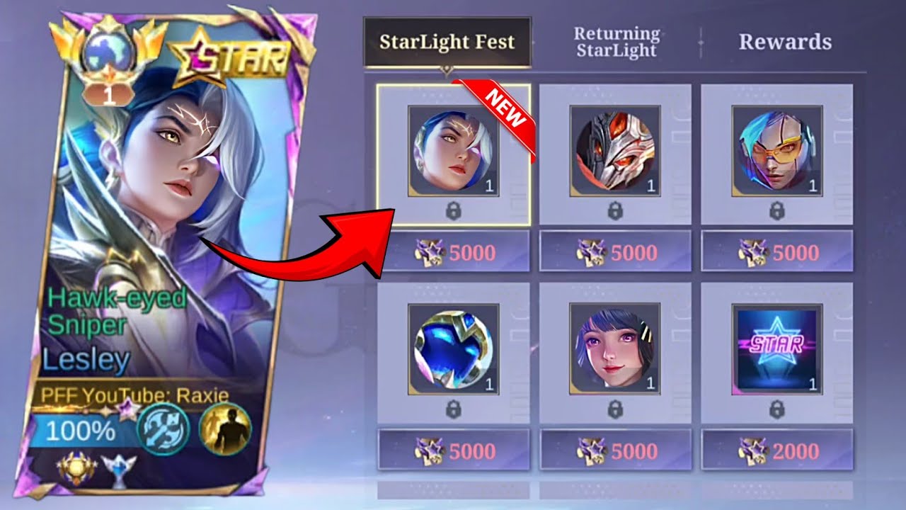 LESLEY ANNUAL STARLIGHT SKIN "HAWK-EYED SNIPER" IS FINALLY HERE!!🤯 ...
