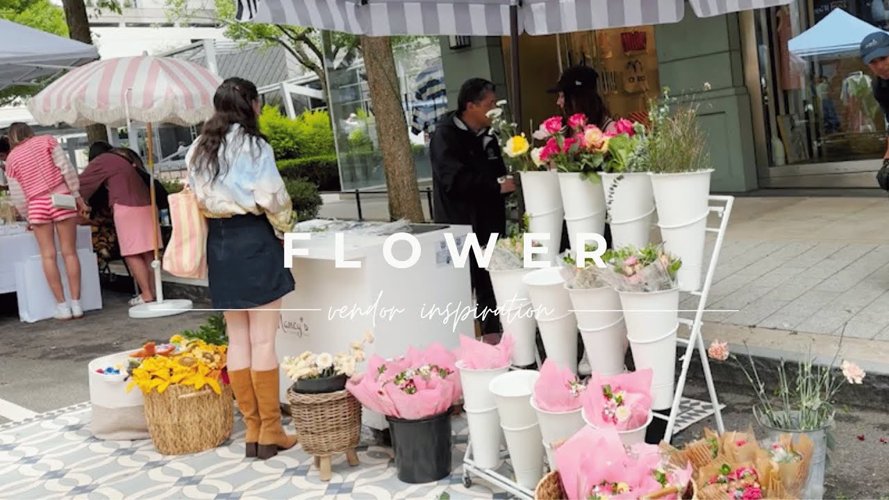 Flower Vendors & Florists Booth Ideas | Farmers Market Inspiration ...