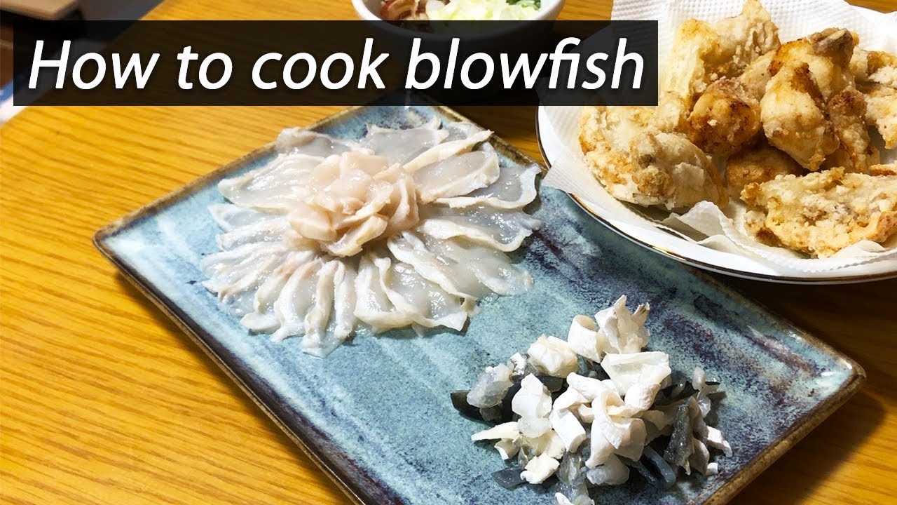How to cook blowfish【sashimi/fried blowfish】 - YouTube