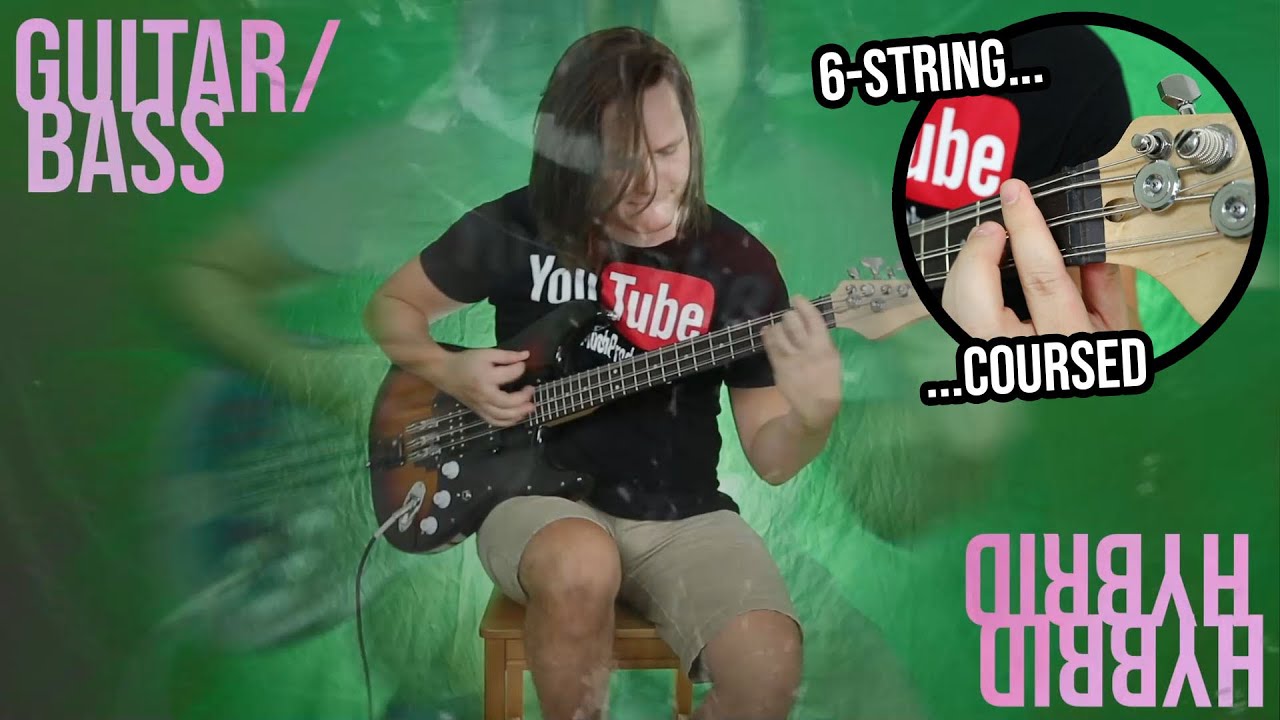 Coursed 6-string "Guitar to Bass" Mod - Modern Revolver remix - YouTube