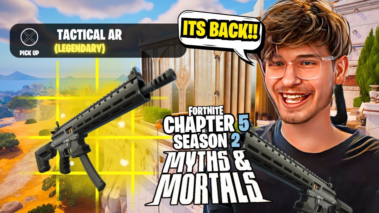 THE NEW TAC AR IS BACK IN FORTNITE! - YouTube