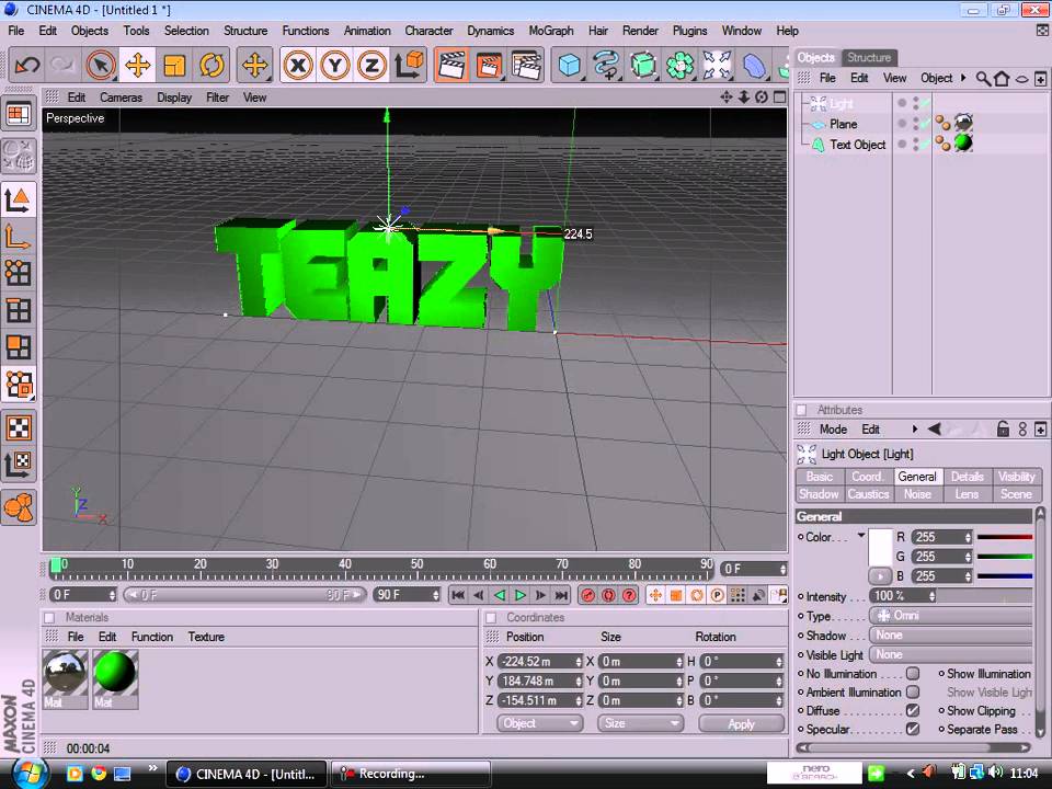 C4D Text Tutorial - YouTube