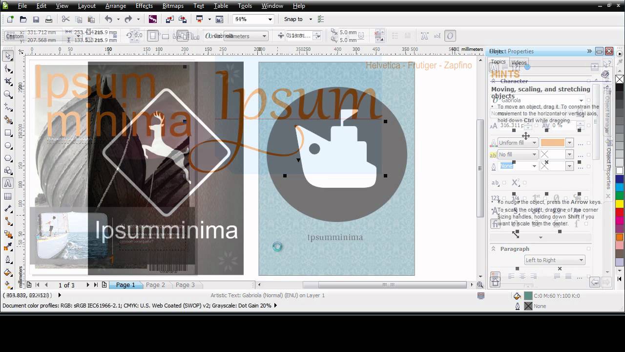 CorelDRAW Graphics Suite X6 - What's New Part 2 of 2 - YouTube